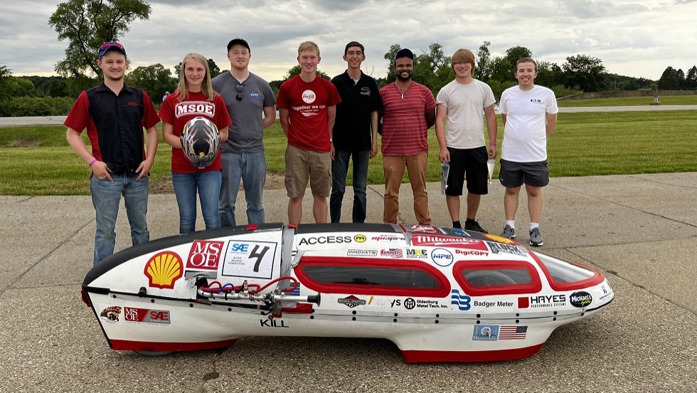 SAE Supermileage team takes fifth place at competition | News | MSOE