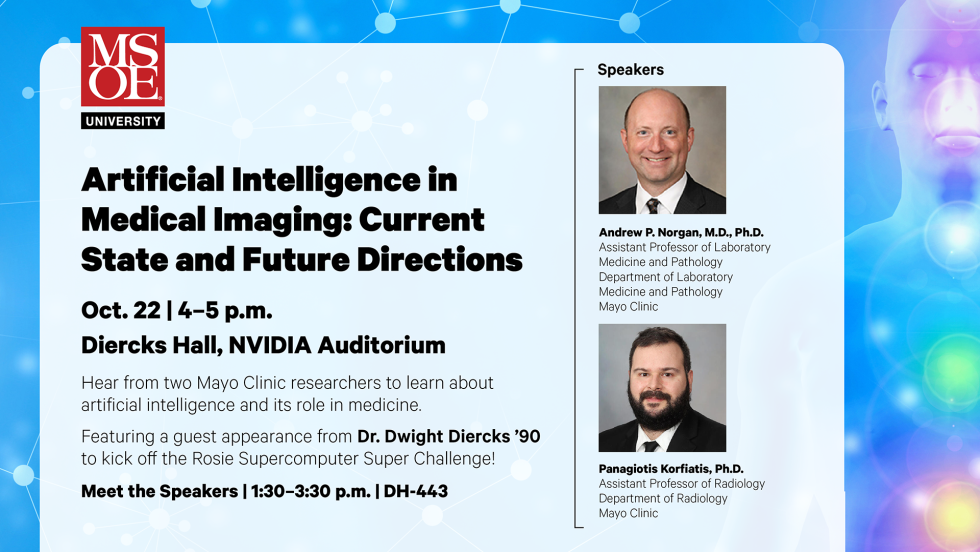Mayo Clinic researchers to present on artificial intelligence in medical imaging | News | MSOE