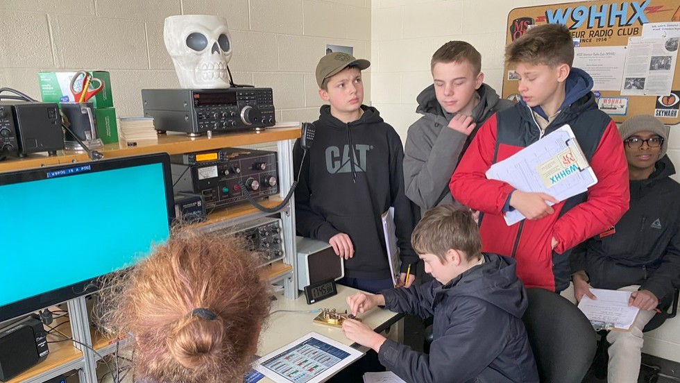 Amateur Radio Club helps Boy Scouts earn Radio Merit Badge | News | MSOE