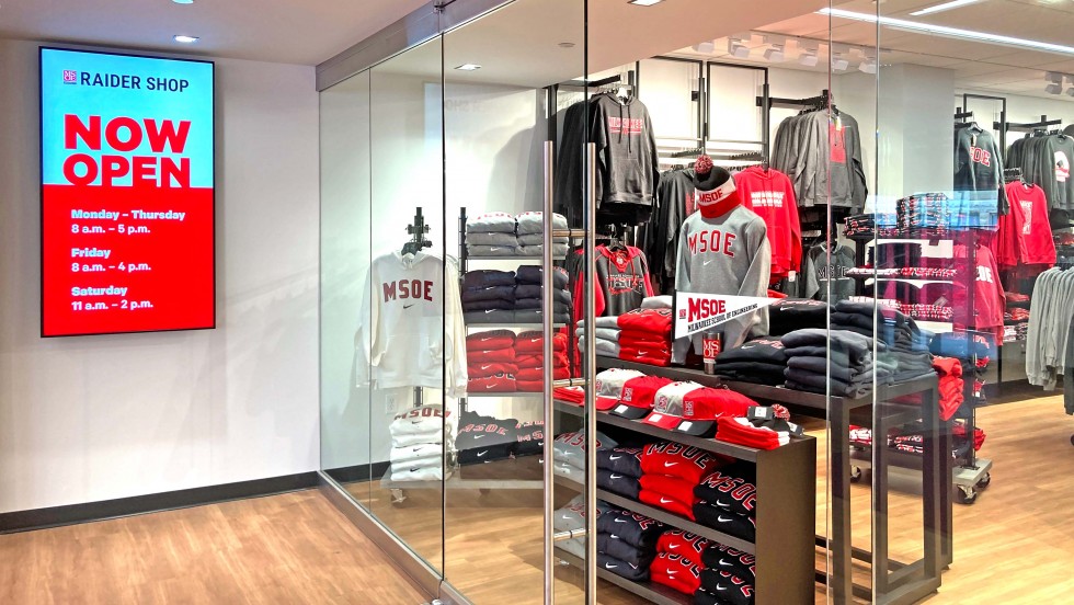 MSOE Raider Shop now open! | News | MSOE